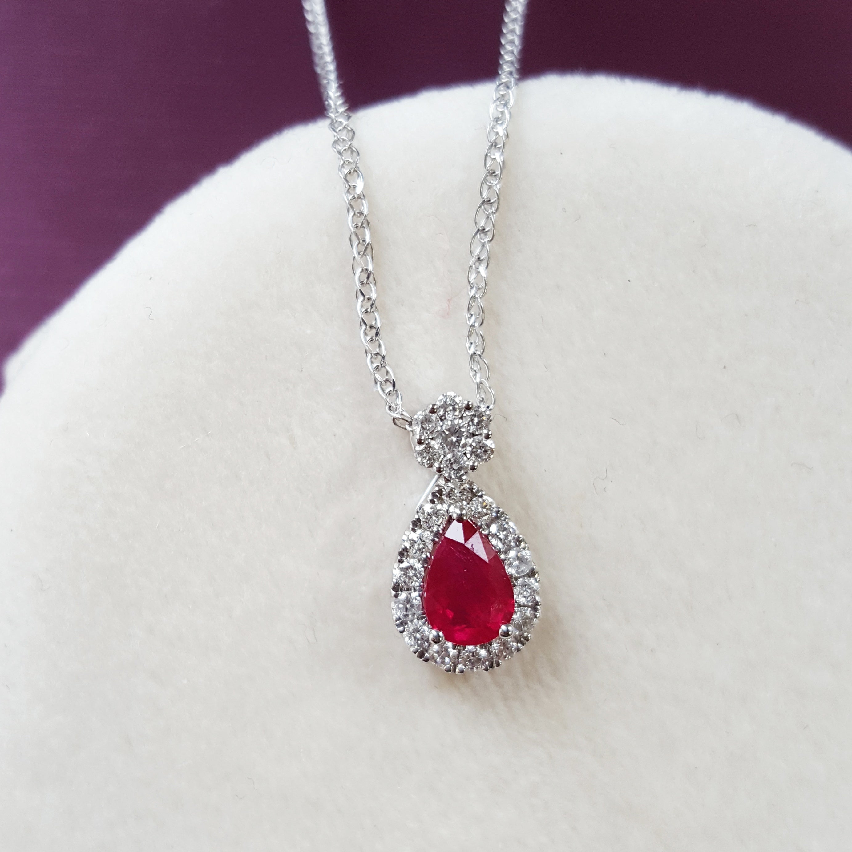 Pop of Cherry Ruby Necklace – Sami Fine Jewelry