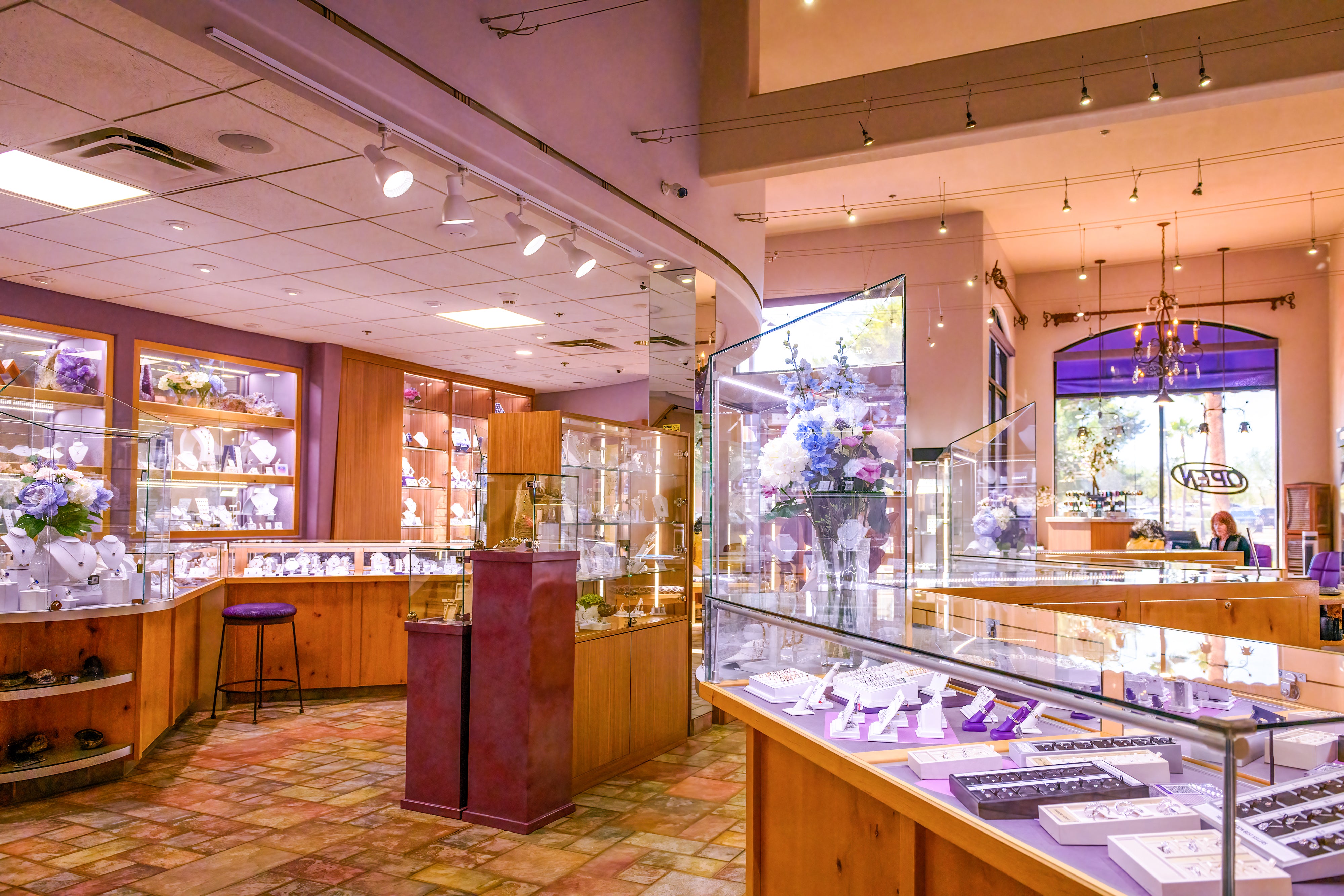 Fine jewelry shop store