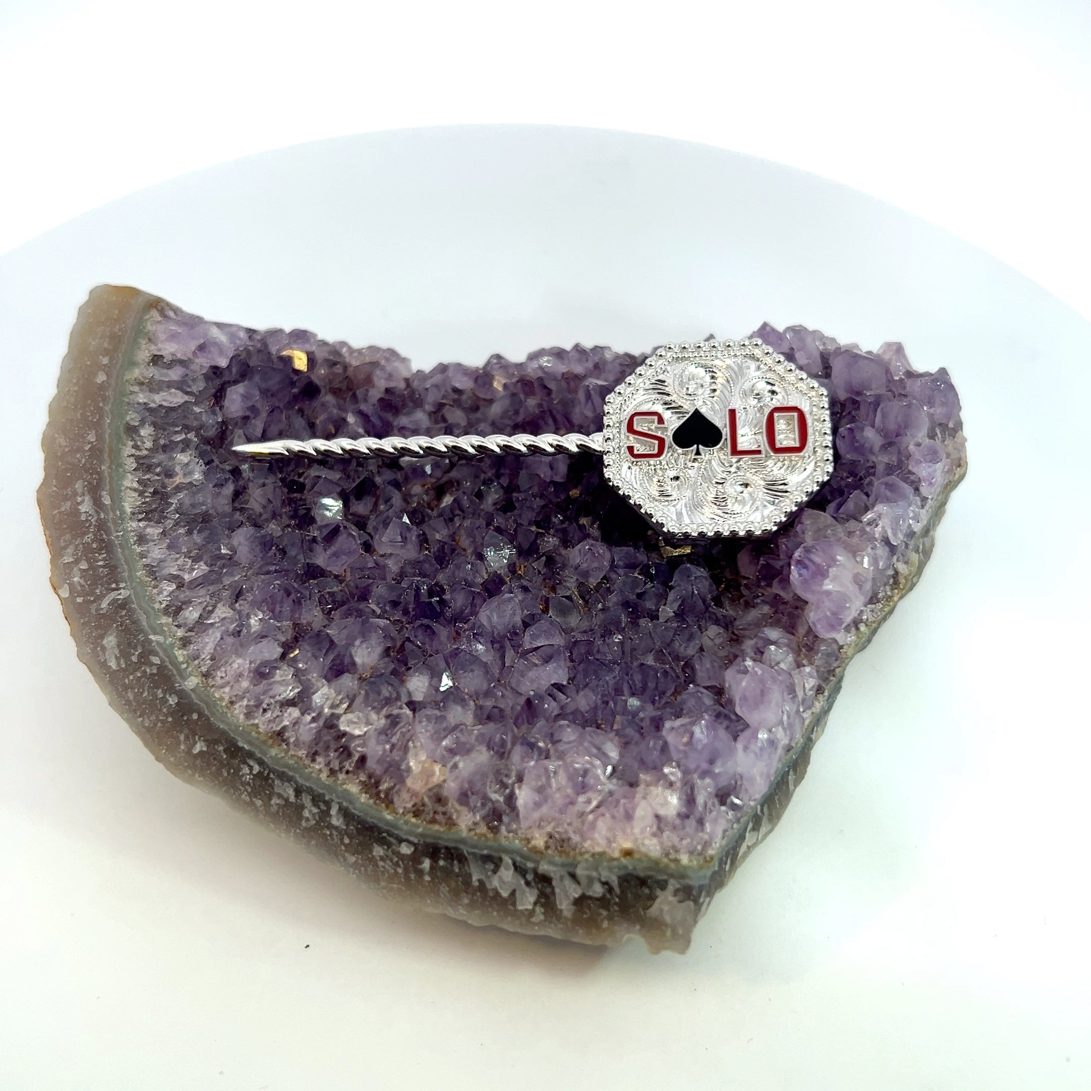 Octagon Shape Custom Hat Pick – Sami Fine Jewelry